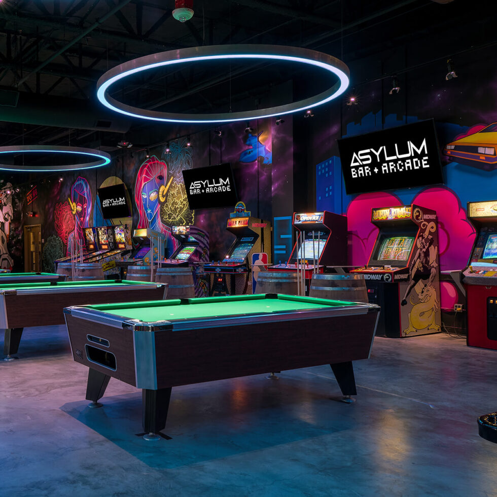 Asylum Bar + Arcade: Vintage Fun With a Modern Twist