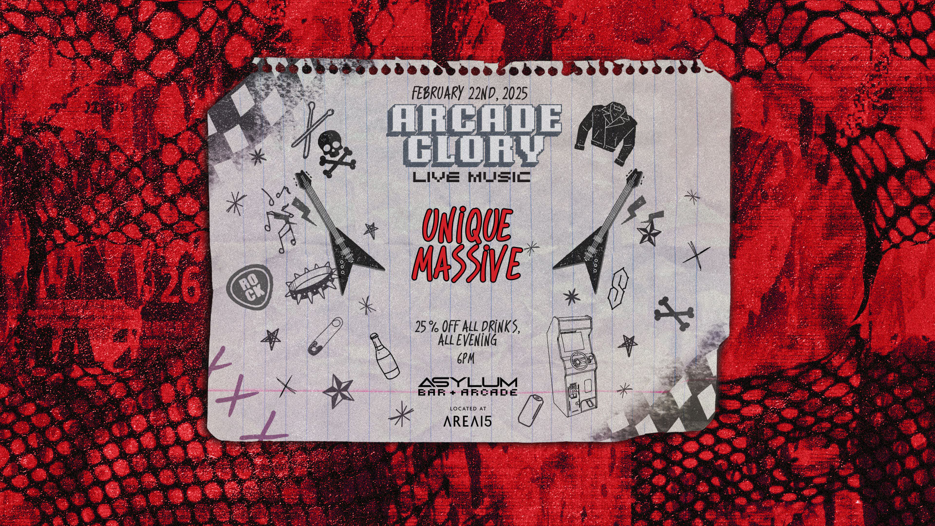 Arcade Glory - Asylum Bar + Arcade